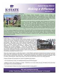 Central Kansas District | Research and Extension | Kansas State University